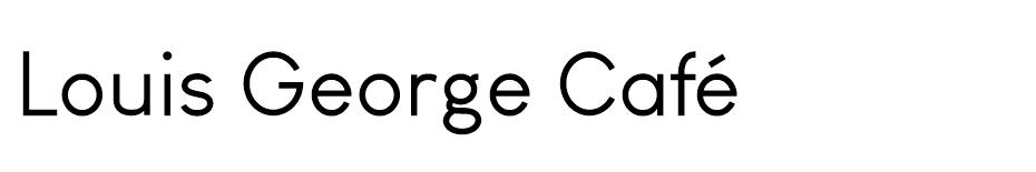Louis George Café free font
