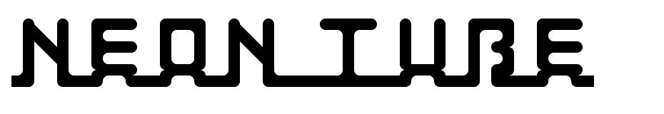 Neon Tubes free font