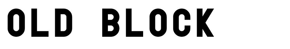 Old Block free font