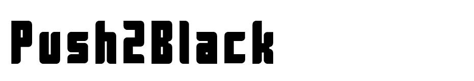 Push Font Family free font