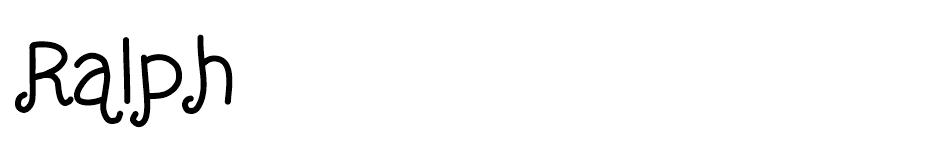 Ralph free font