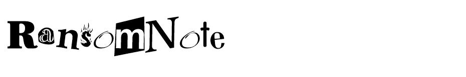 Ransom Note free font