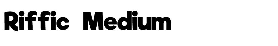 Riffic free font