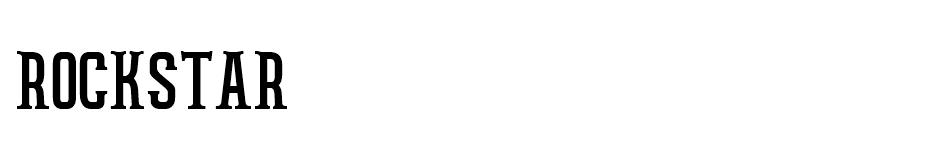 Rockstar free font