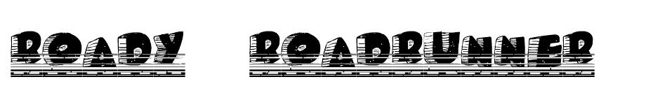 Roady Roadrunner free font