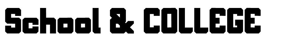 School font | School font download