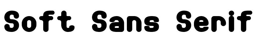 Soft Sans Serif 7 free font