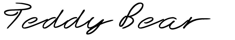Teddy Bear free font