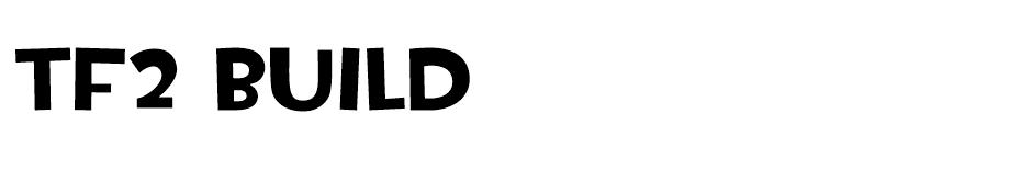 TF2 Build free font