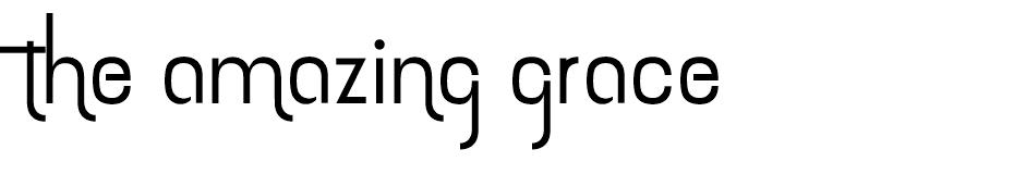 The Amazing Grace free font