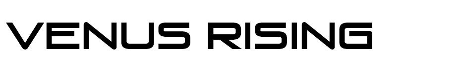 Venus Rising Font free font