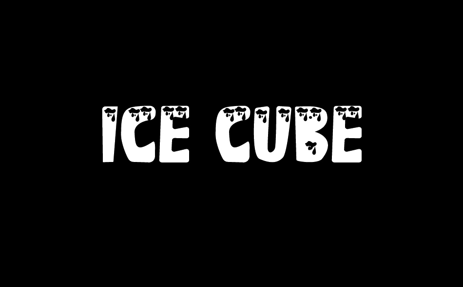 Ice Cube free font