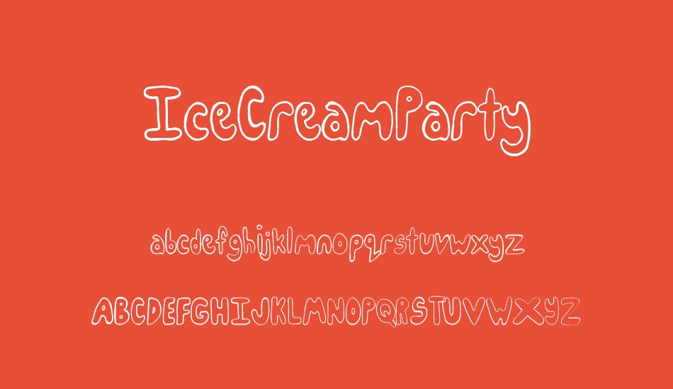 IceCreamParty free font