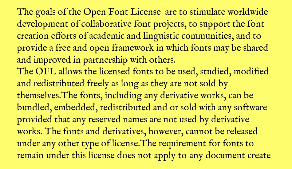 IM Fell Types free font