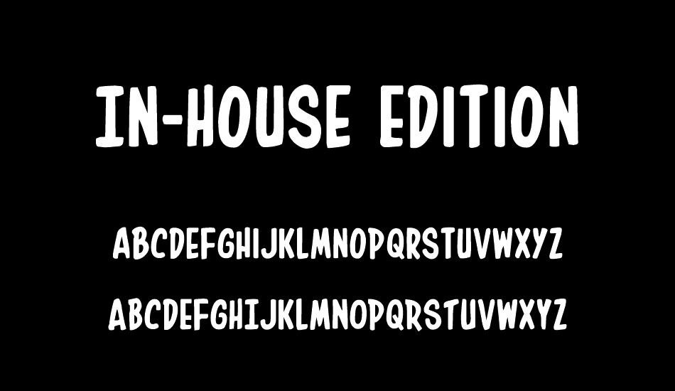 In-House Edition free font