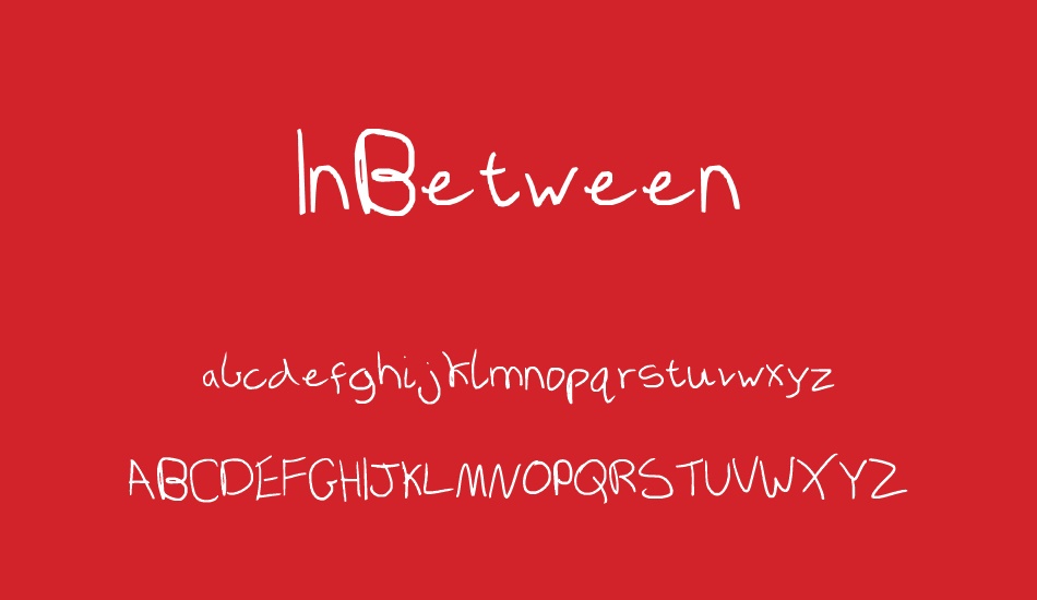 InBetween free font