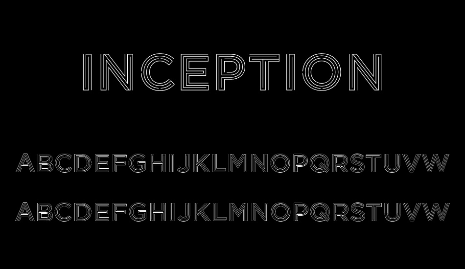 Inception free font