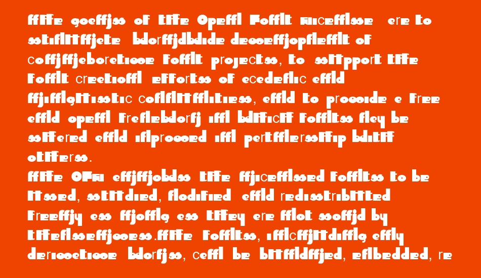 Independent free font