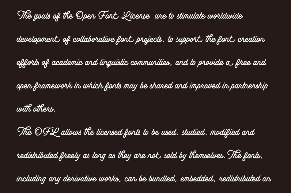 Indonesia Script free font