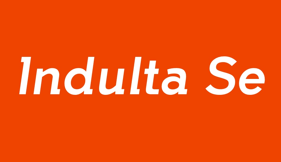 Indulta SemiSerif free font