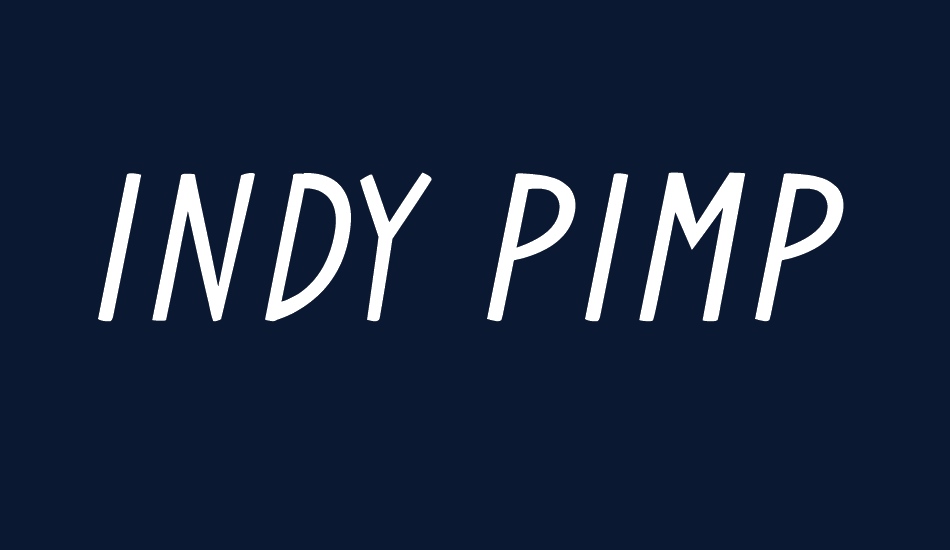 Indy Pimp Font Family free font