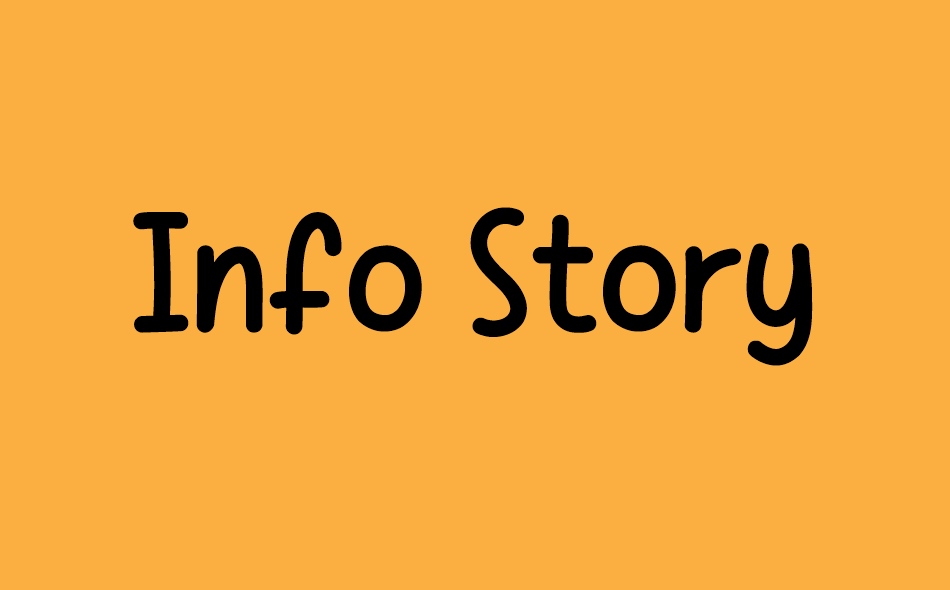 Info Story free font