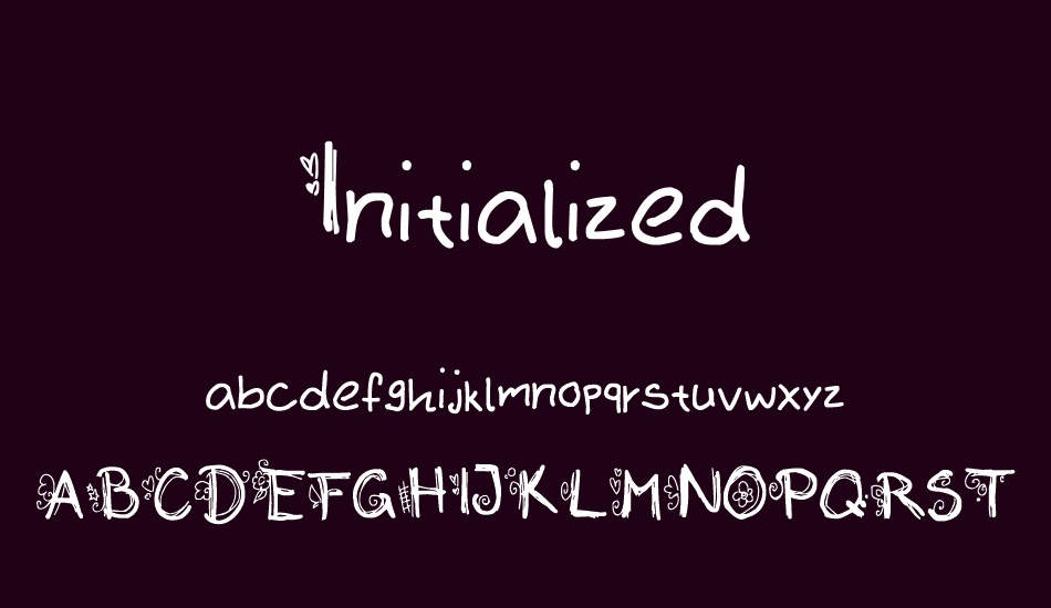 Initialized free font