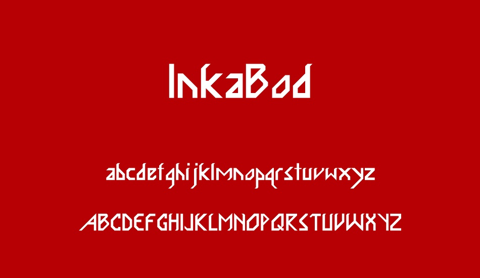 InkaBod free font