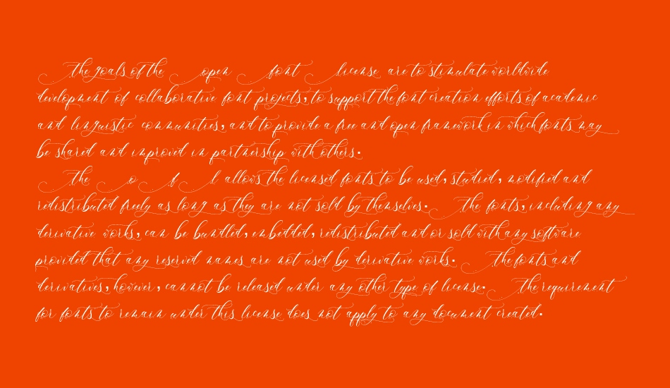 Inkland free font