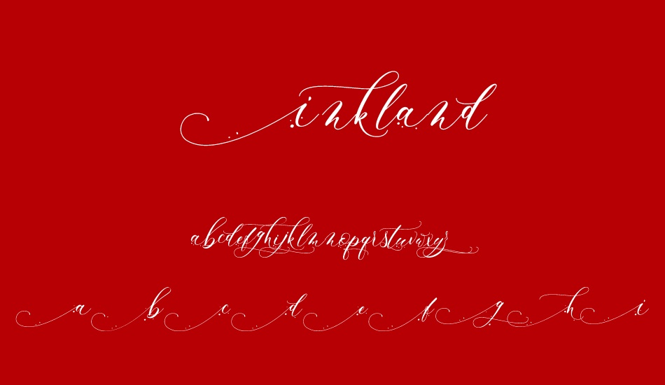 Inkland free font