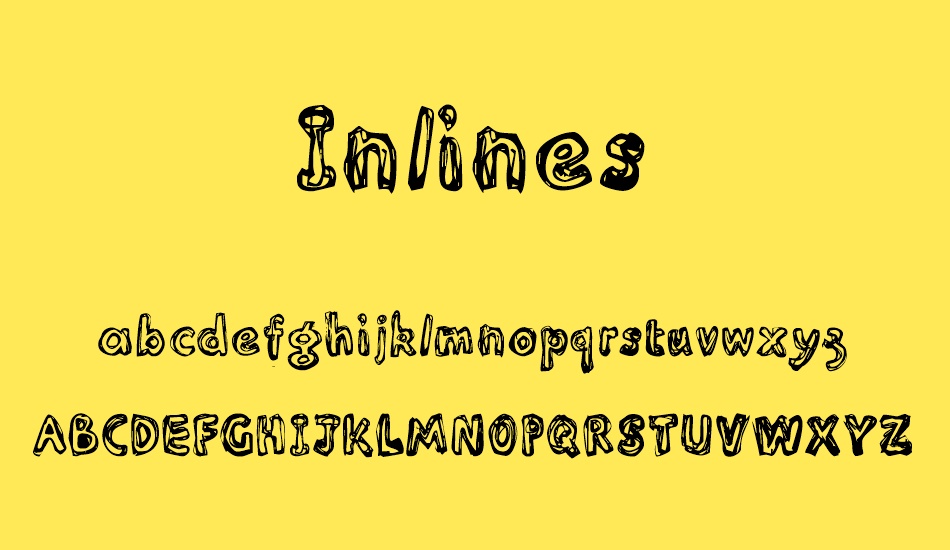 Inlines Font free font