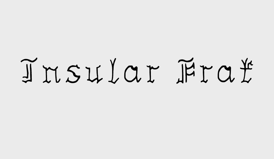 Insular Fraktur Font free font