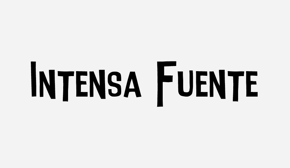 Intensa Fuente free font