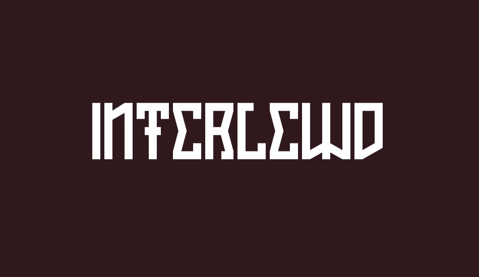 Interlewd free font