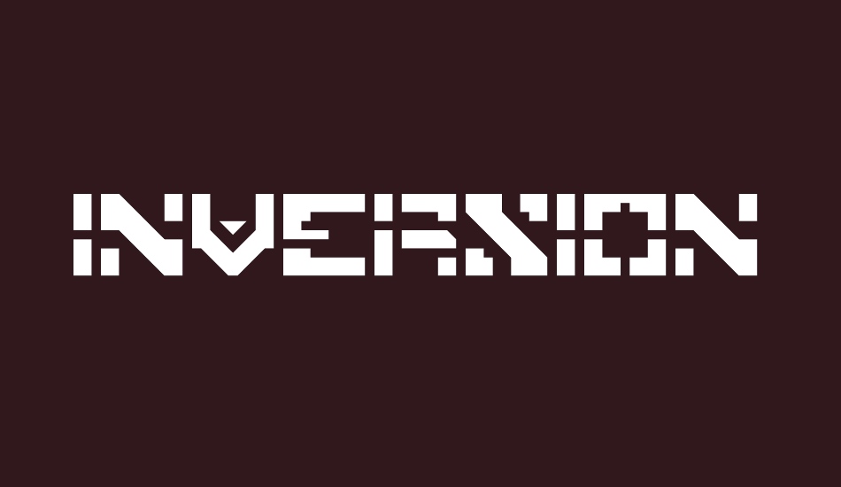 Inversion free font