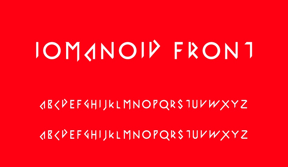 Iomanoid free font