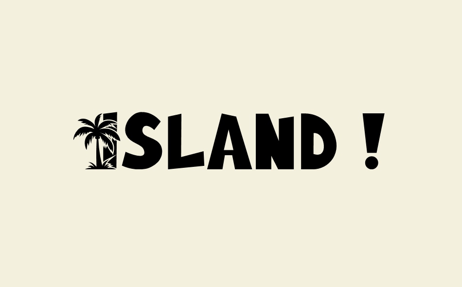 Island free font