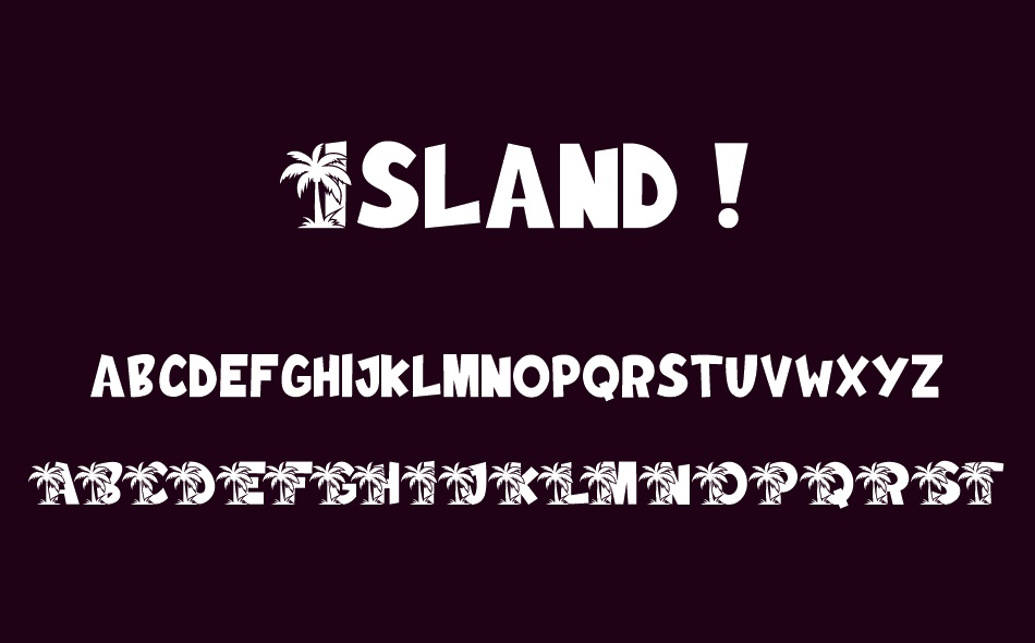 Island free font