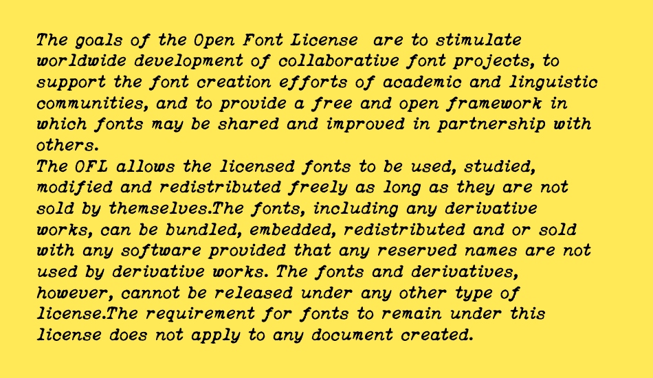 Italic Typewriter free font