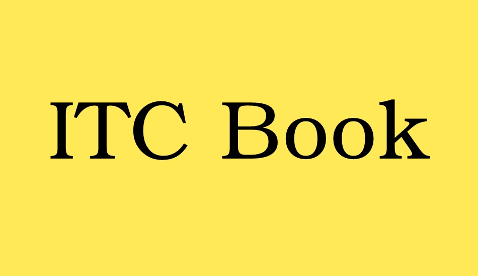 ITC Bookman Light free font