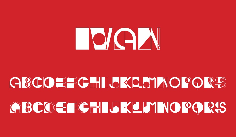 Ivan free font