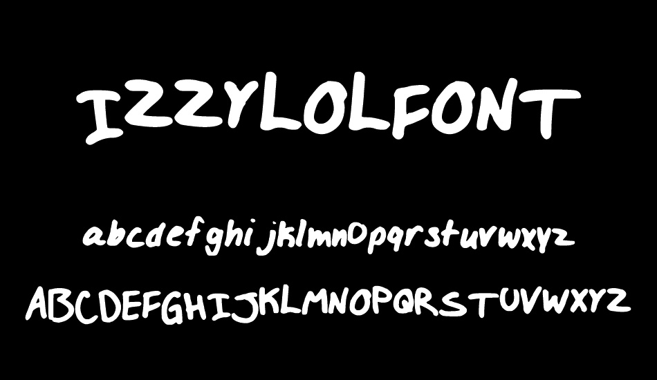 Izzy LOL Font free font