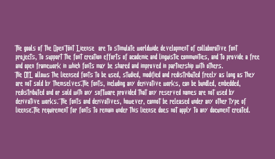 DragonForce free font