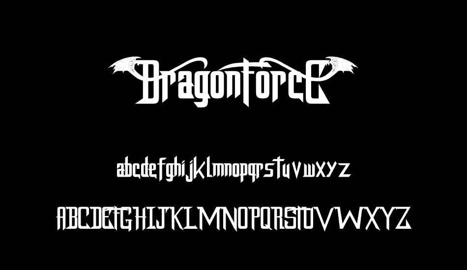 DragonForce free font
