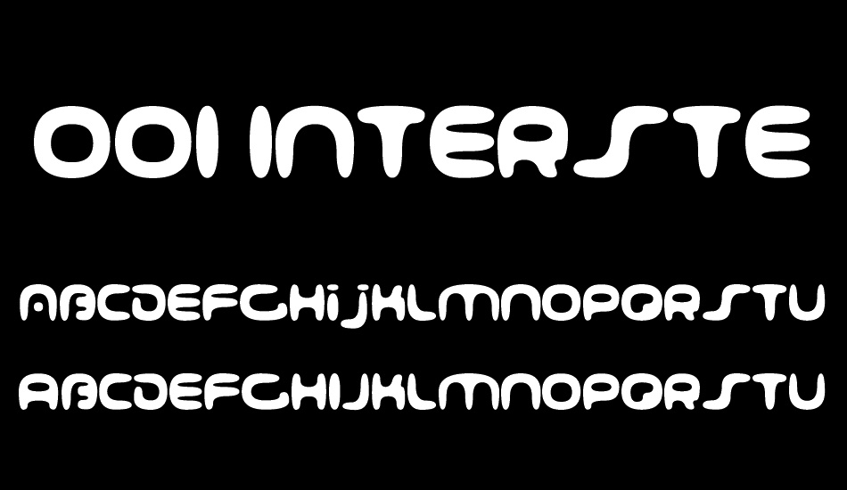 001 Interstellar Log free font