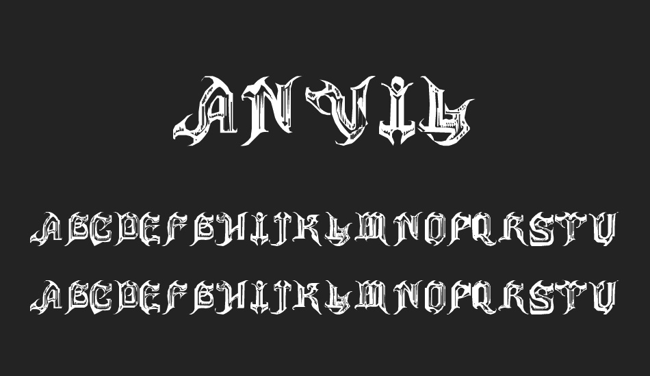 Anvil free font