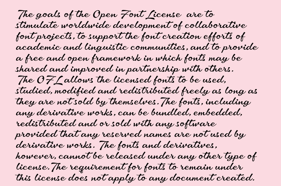 Aromia Script free font