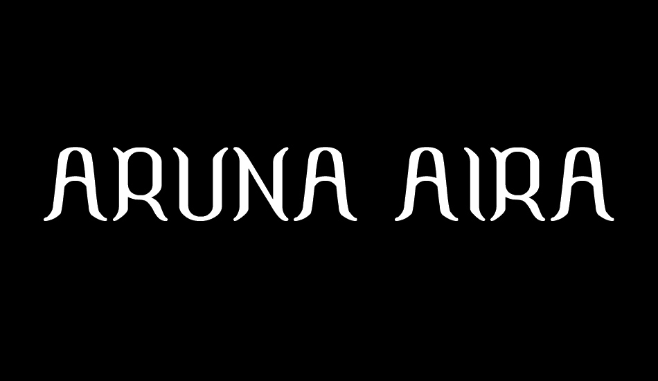 Aruna Aira Jasmine free font