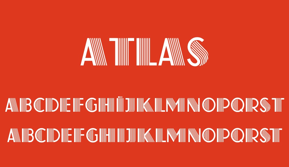 Atlas Regular free font
