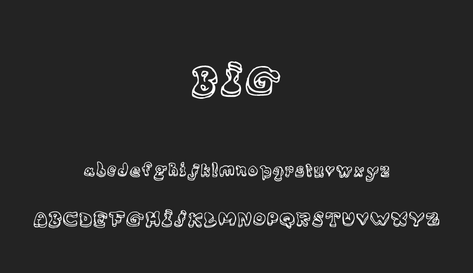 Big free font
